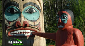 Saxman Alaska has 29 standing totem poles, most in the world